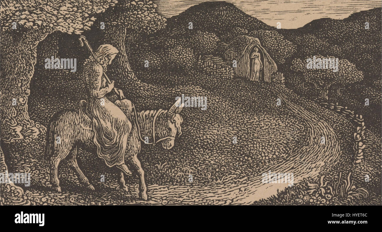'The Return Home' by Edward Calvert depicts a nostalgic and emotional ...