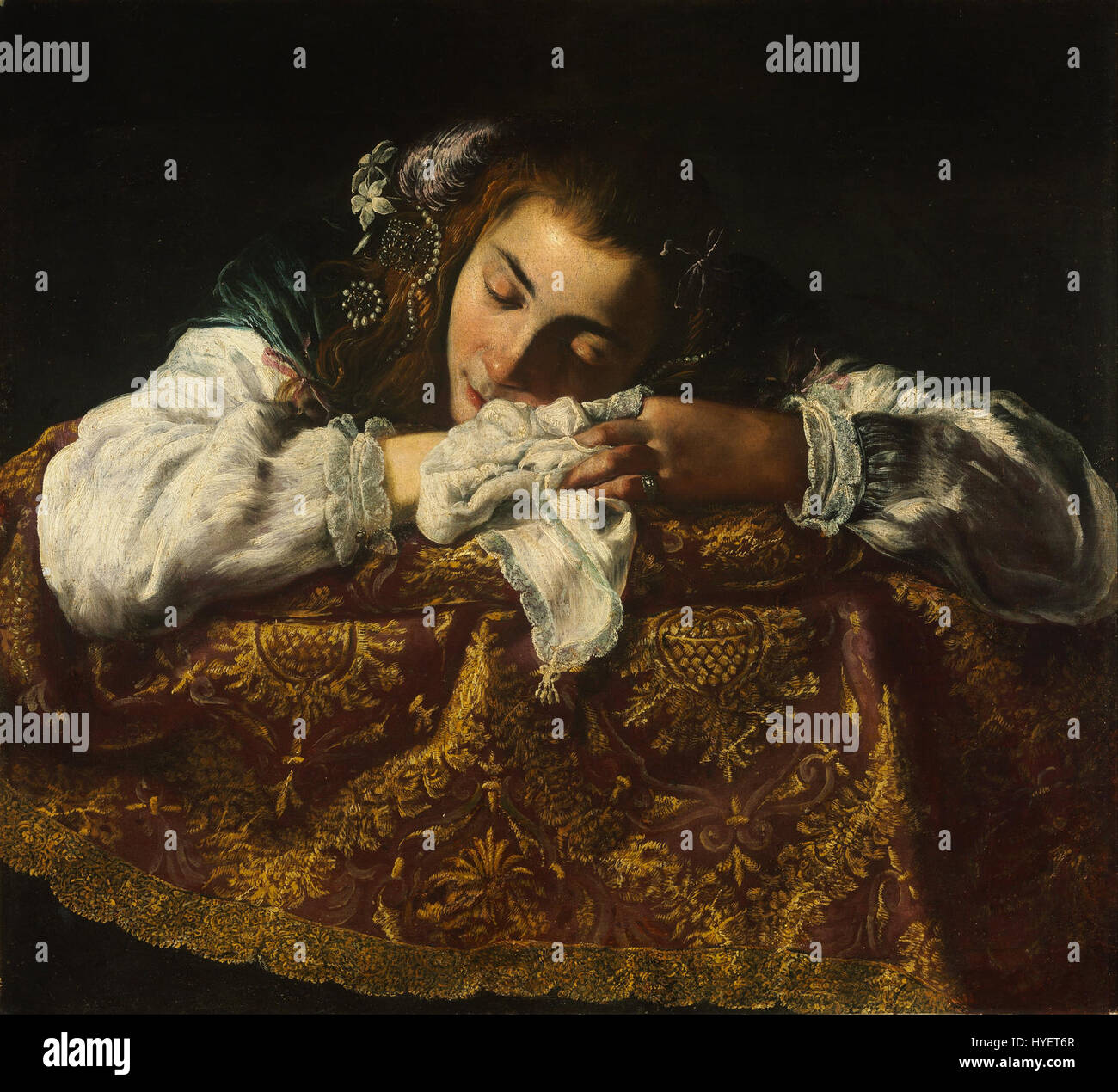 Domenico Fetti's ‘Sleeping Girl’ is an early Baroque painting. Known ...