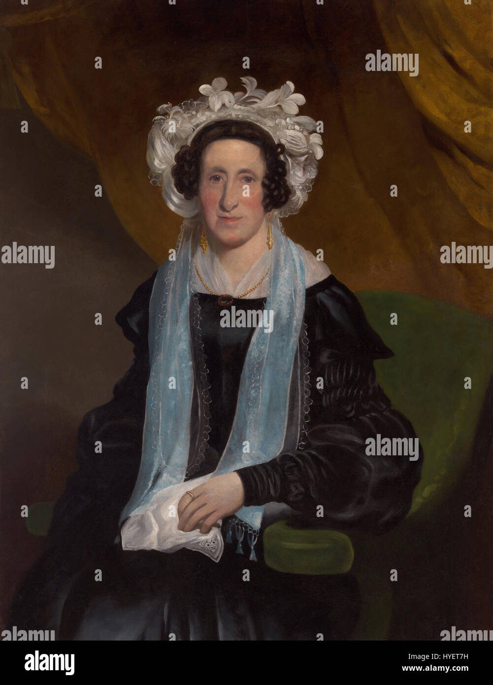 This portrait of Elizabeth, Mrs. William Field, painted by Henry Mundy ...