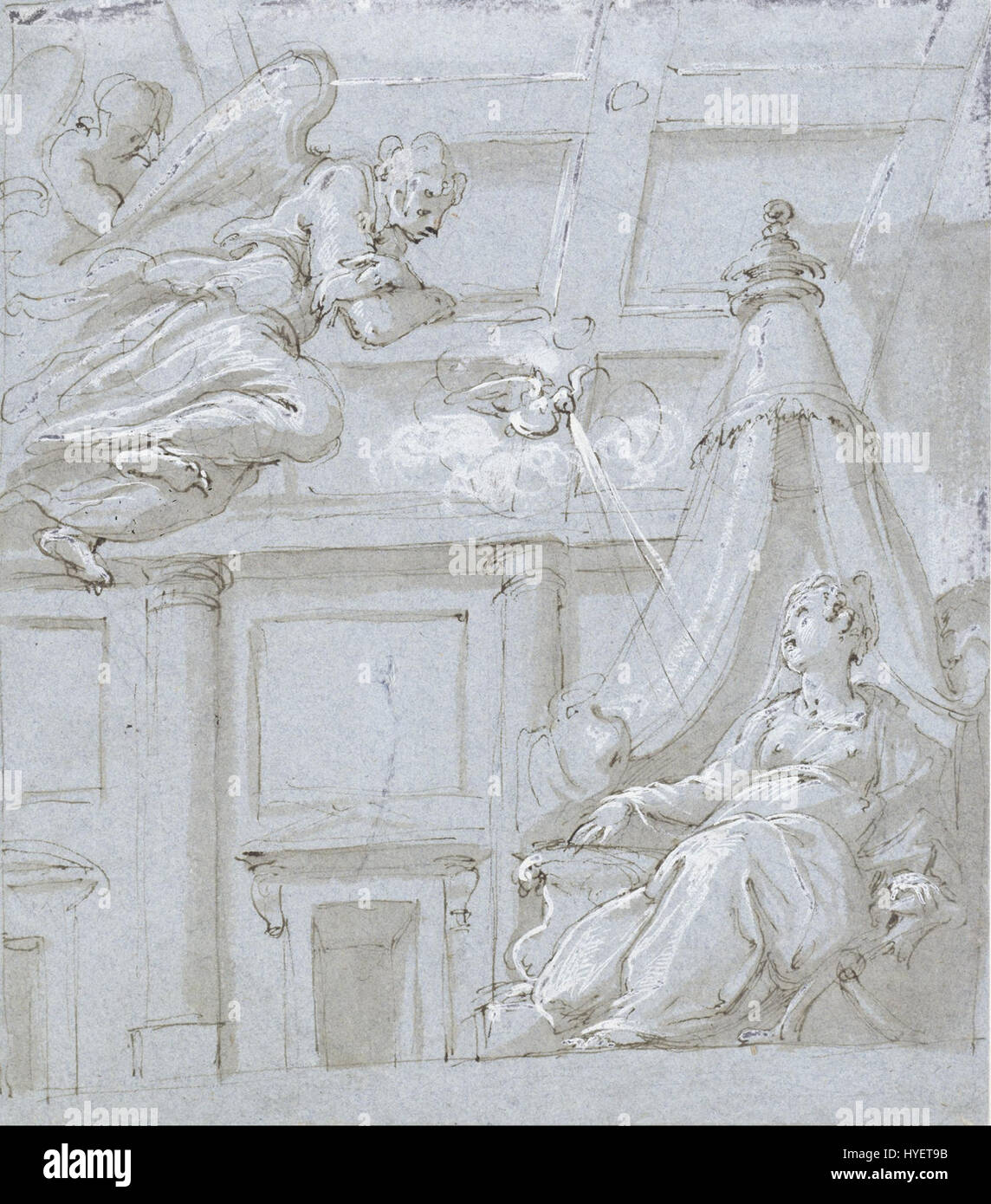 'The Annunciation' by Giorgio Vasari, an Italian painter and architect ...