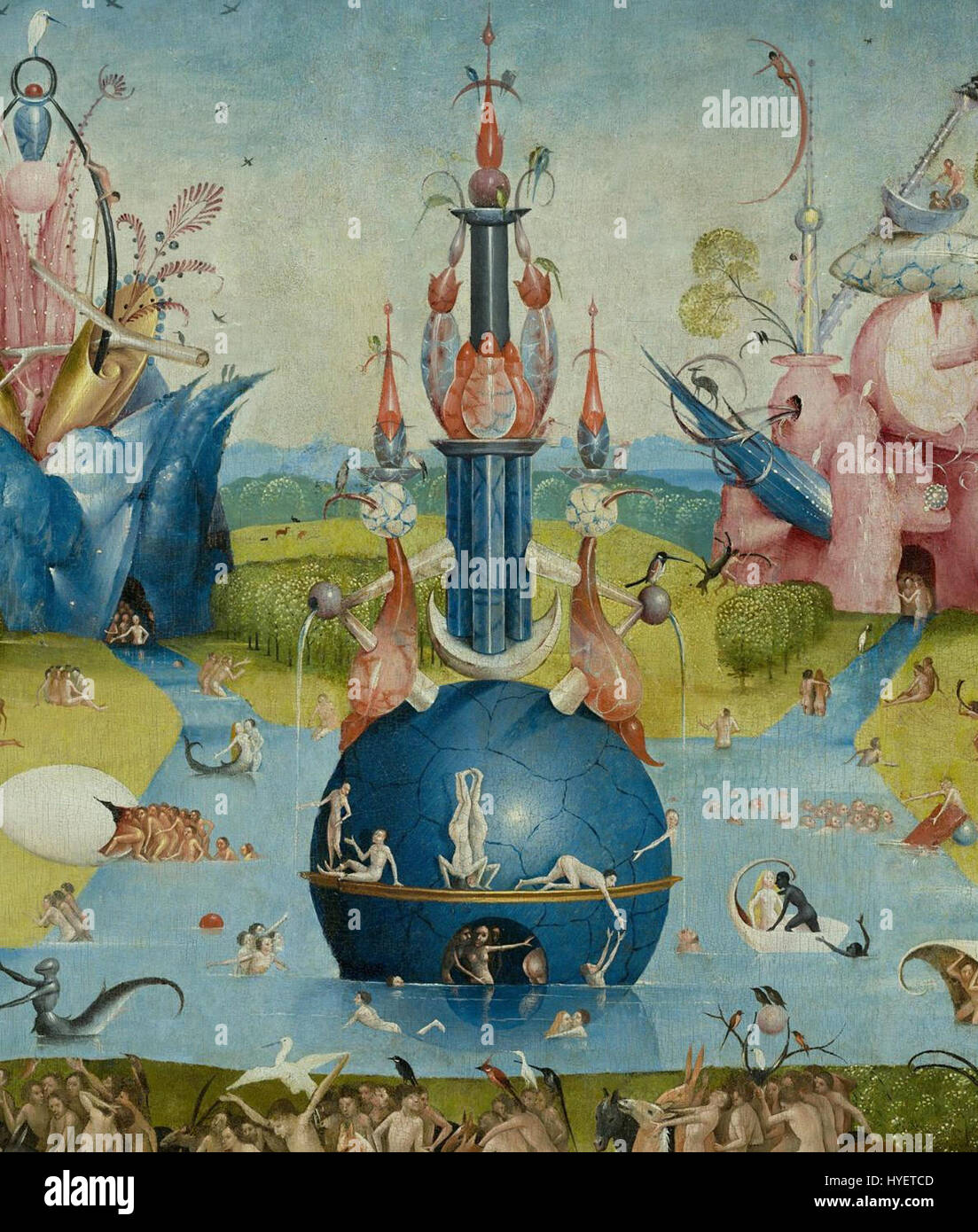 This artwork is attributed to the famous Dutch painter Hieronymus Bosch ...