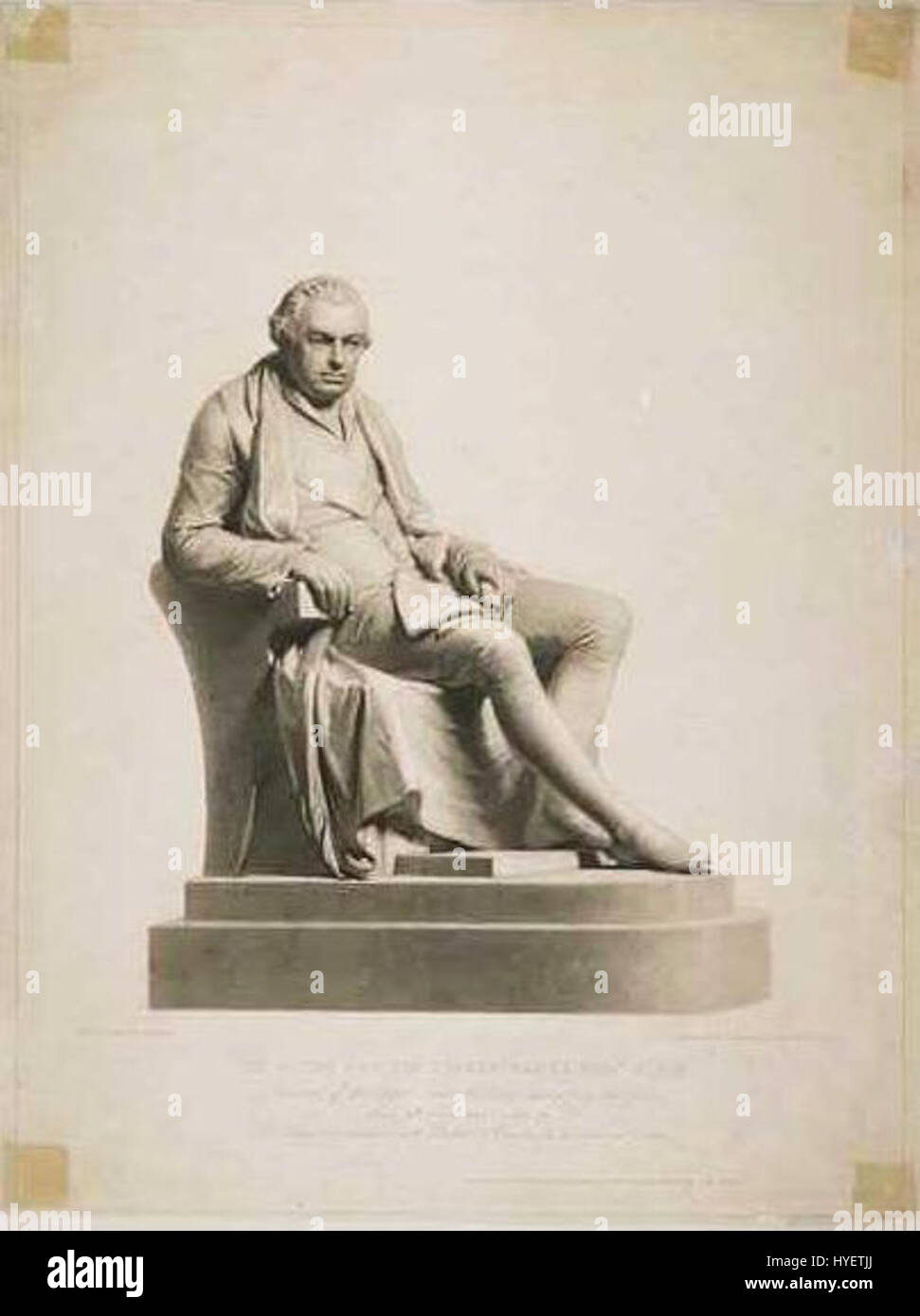 The print of the Joseph Banks statue commemorates the life and ...