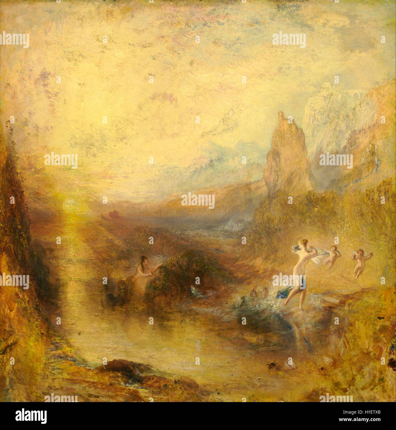 'Glaucus and Scylla' by J.M.W. Turner is a dramatic seascape that ...