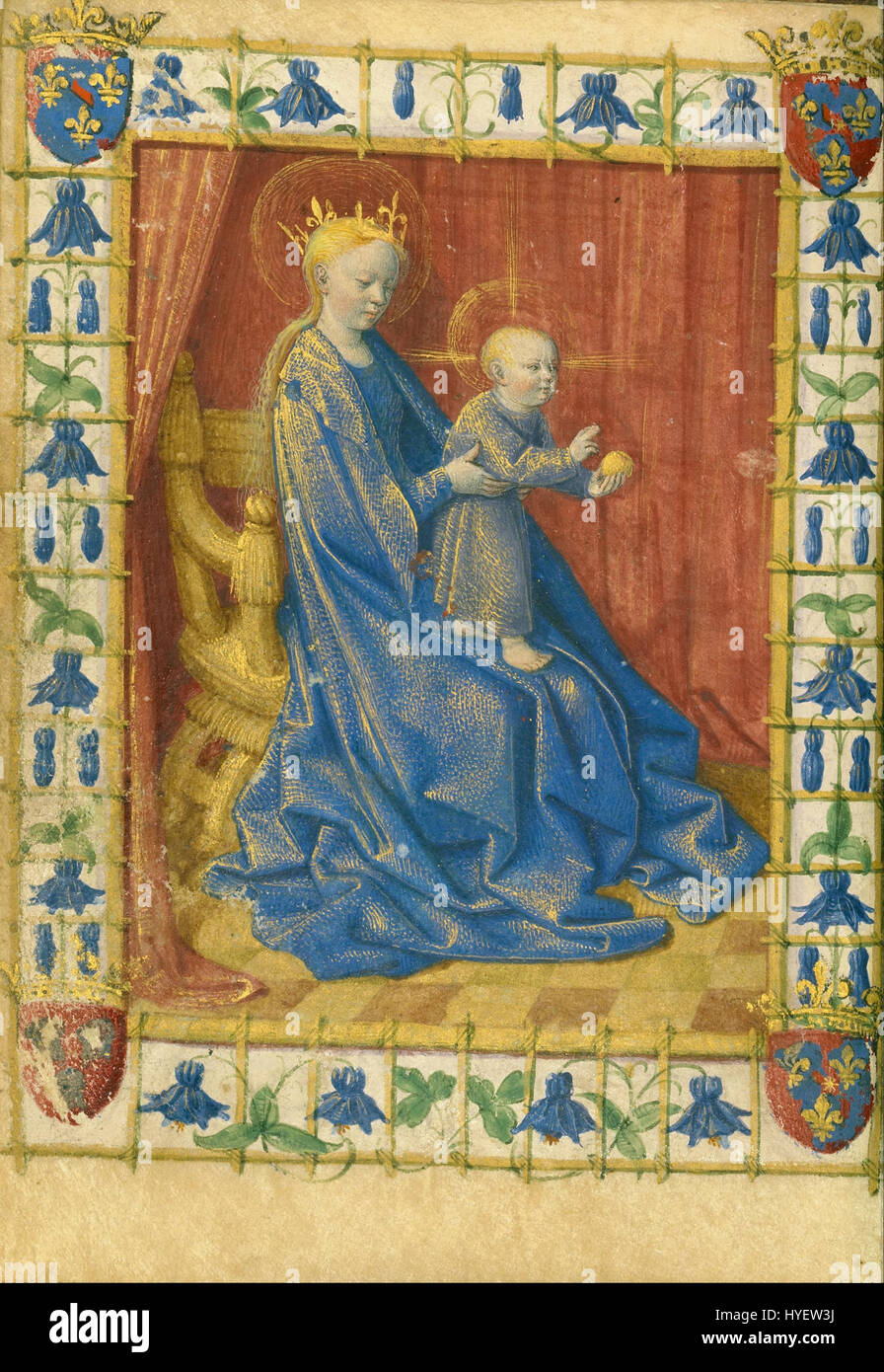 Jean Fouquet's 'Hours of Simon de Varie' is a manuscript illuminated by ...