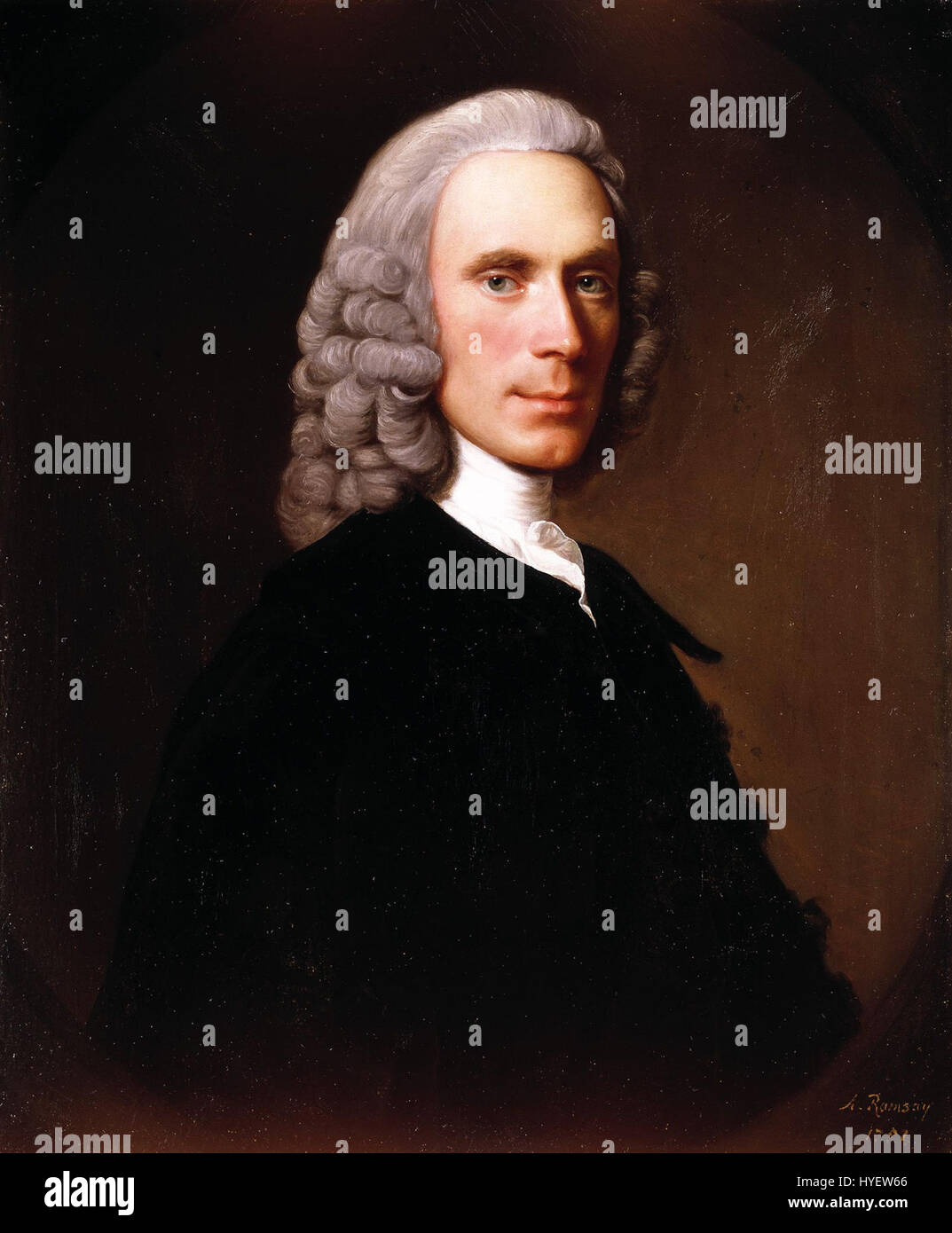 Portrait of John Reid by Allan Ramsay. Ramsay was a notable 18th ...