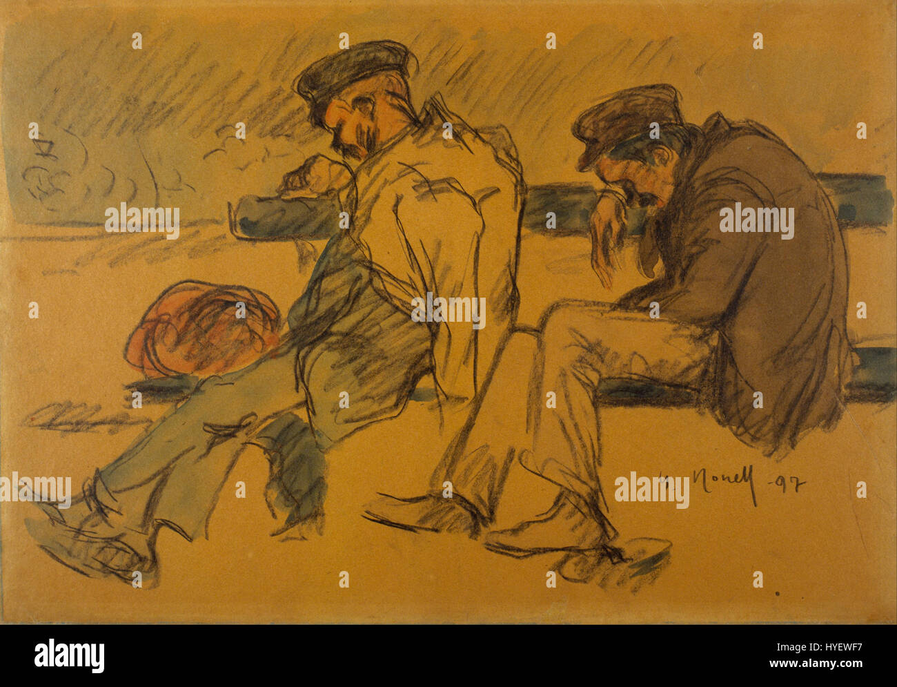 Two poor men hi-res stock photography and images - Alamy