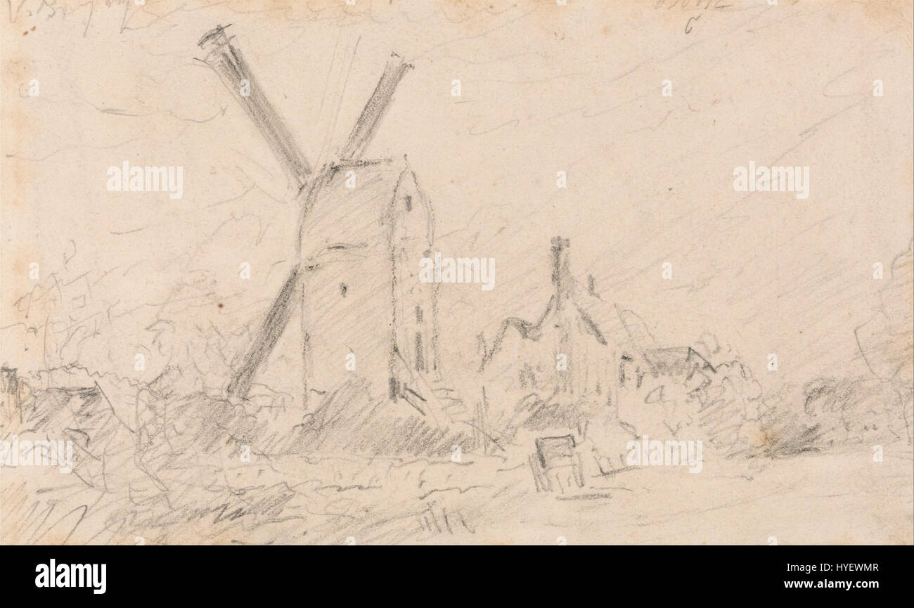 John Constable's 'Landscape with Windmill' is a classic depiction of ...