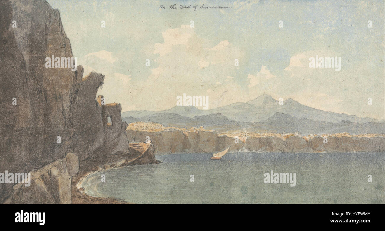 John Warwick Smith On the Coast of Sorrentum Google Art Project Stock ...