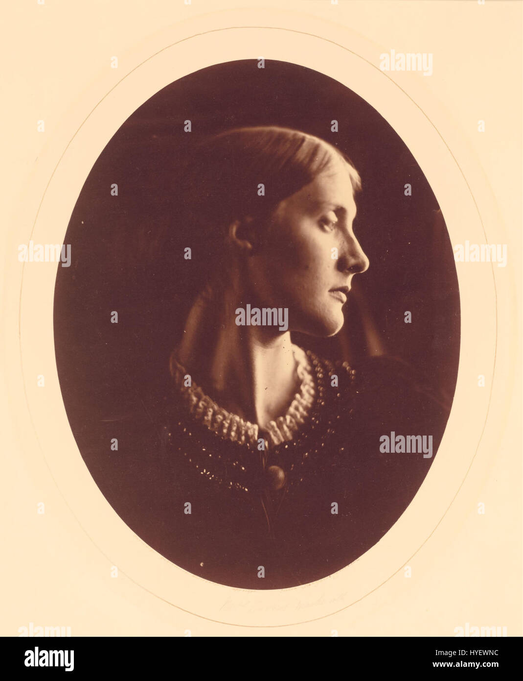 Julia Margaret Cameron's photograph of Mrs. Herbert Duckworth is a ...