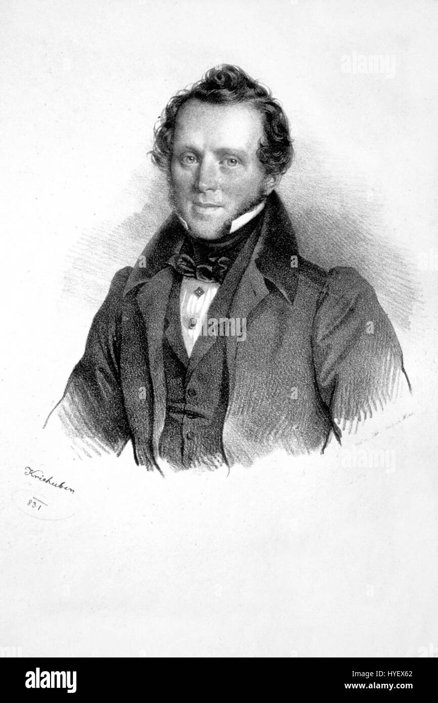 Leopold Georg Haupt Litho Stock Photo - Alamy