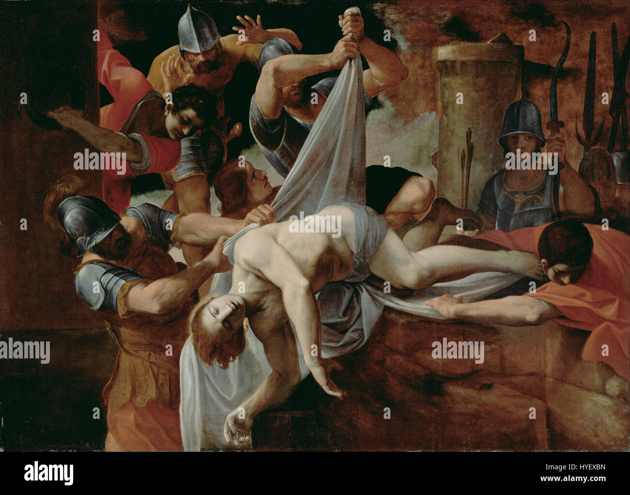 This painting by Lodovico Carracci portrays the martyrdom of St ...