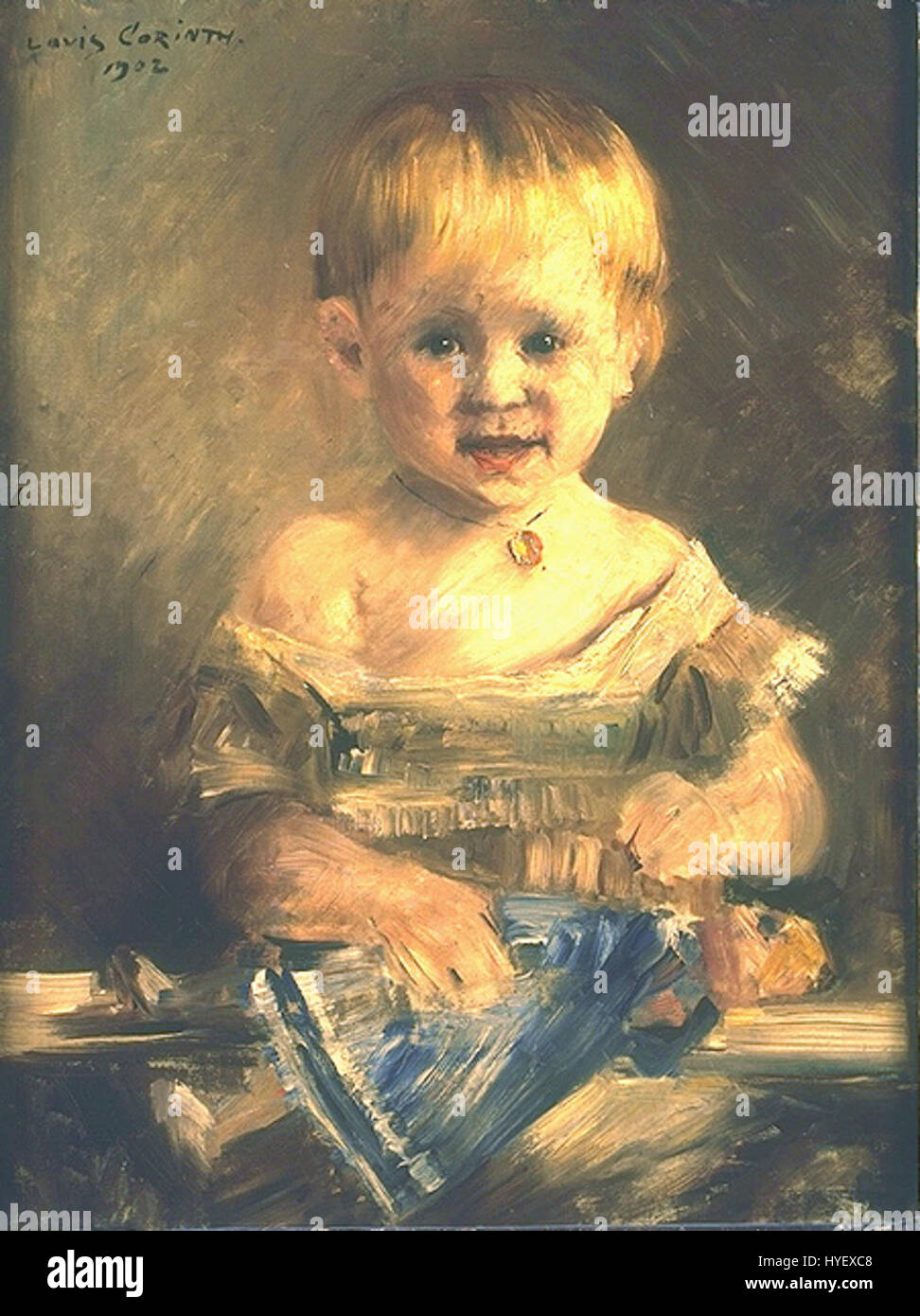 Lovis Corinth’s 'Lotte Roll' (1902) is a depiction of a woman in a ...