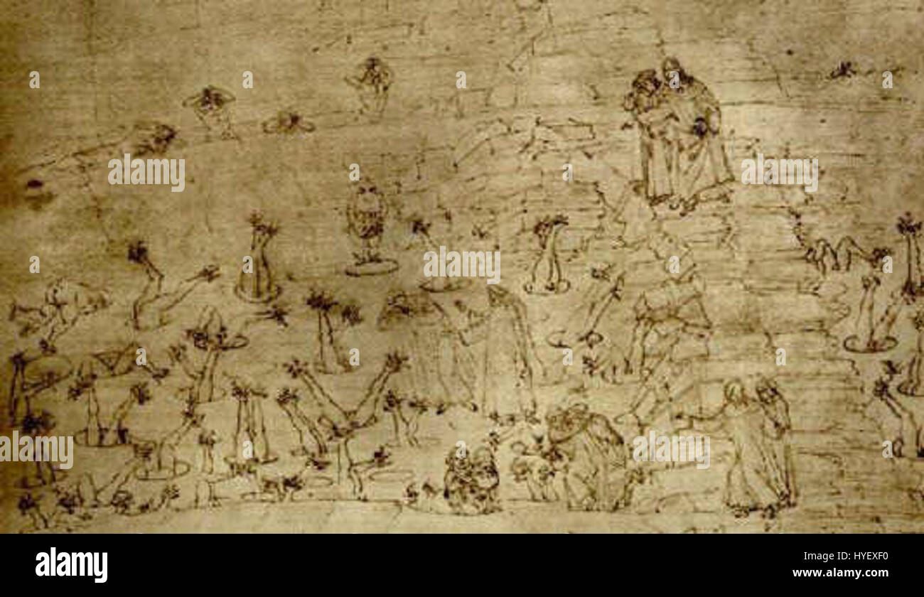 Sandro Botticelli’s 'Inf.19 i Simoniaci' is a representation of one of ...