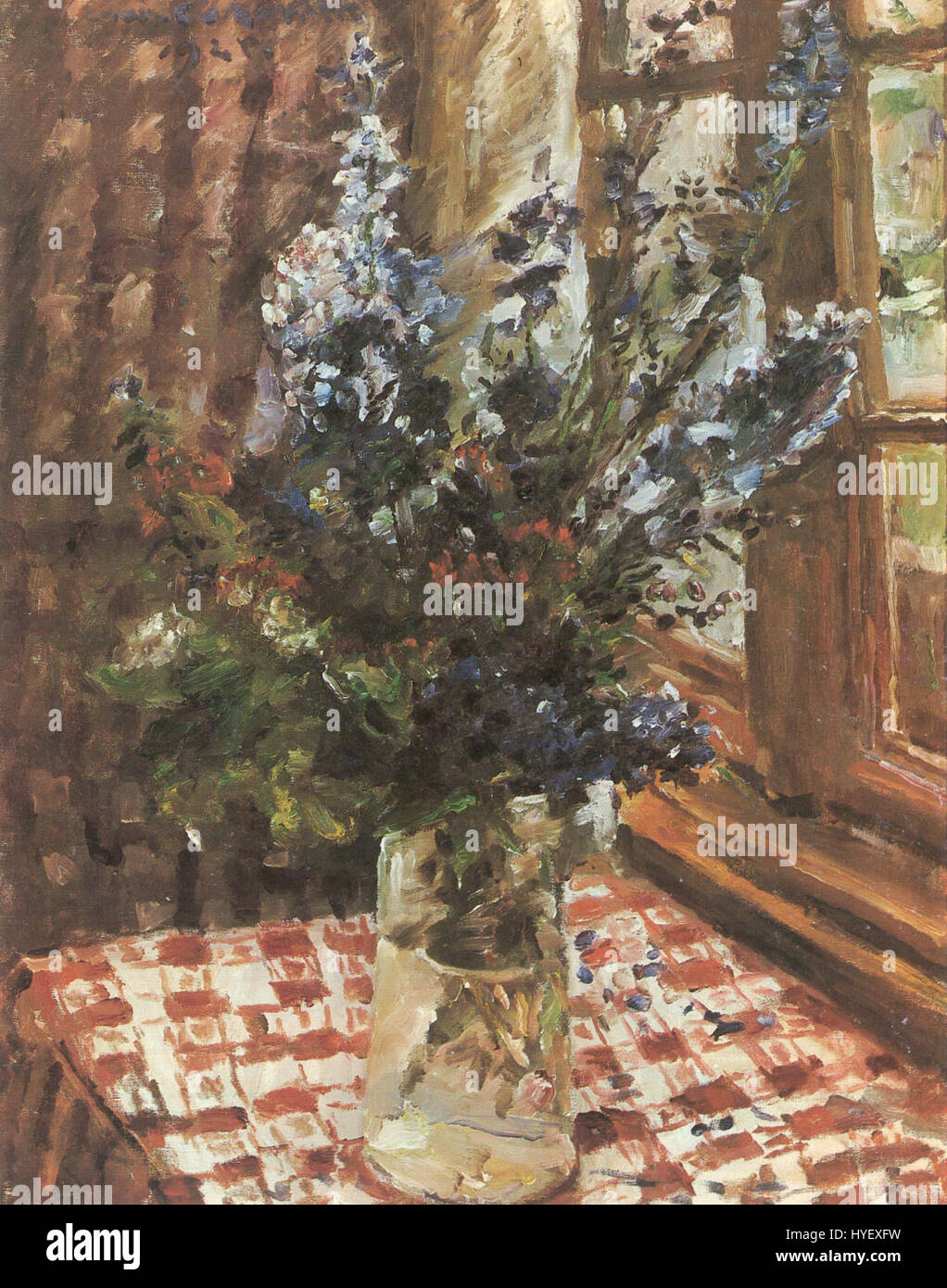 Lovis Corinth’s 'Rittersporn' (Delphinium) from 1924 showcases a still ...