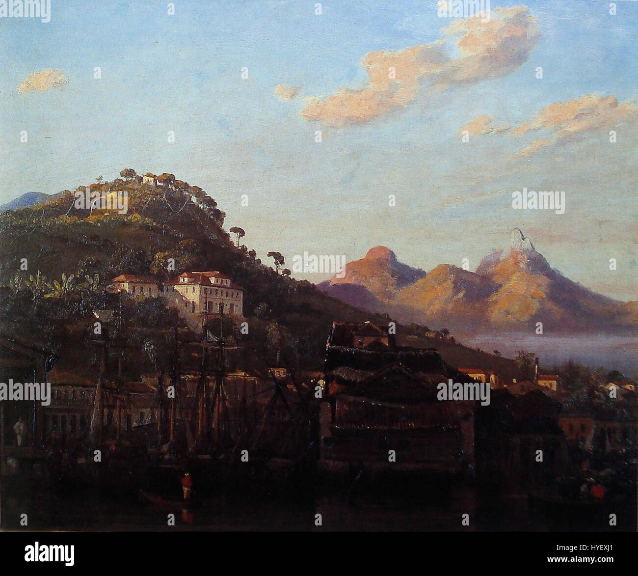 Abraham Louis Buvelot's painting 'Vista da Gamboa' from 1852 captures a ...