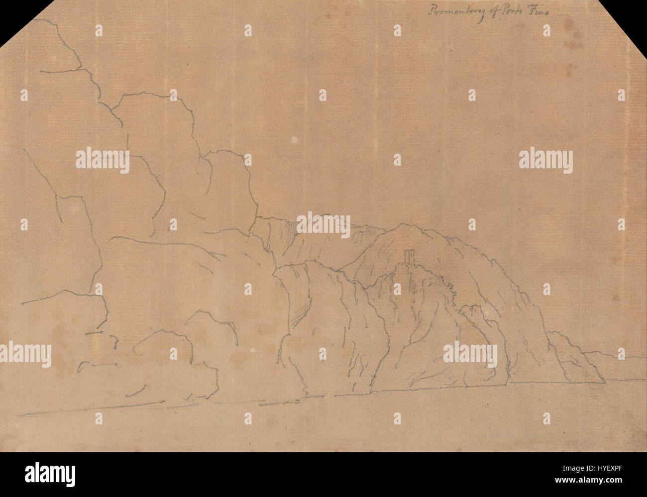 John Robert Cozens' 'Promontory of Porto Fino' captures a picturesque ...