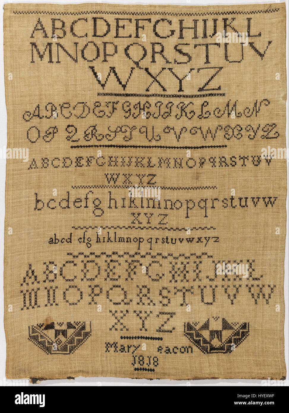 19th century embroidery hi-res stock photography and images - Alamy