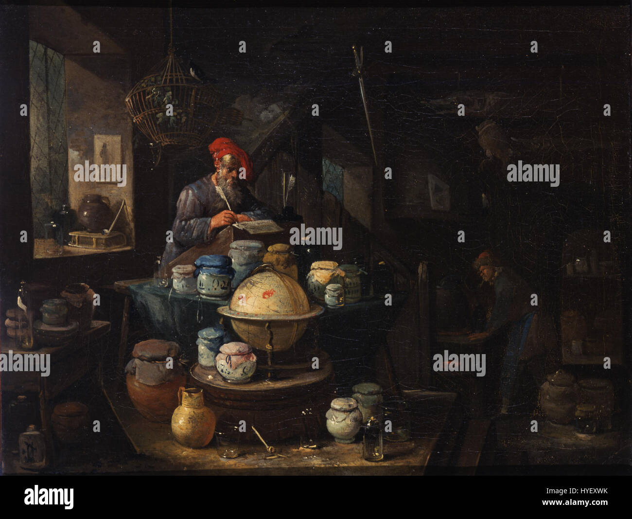 An alchemist in his study hi-res stock photography and images - Alamy