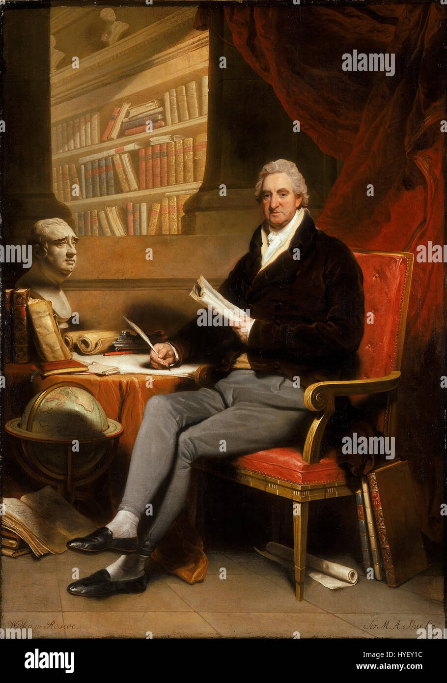 This portrait by Martin Archer Shee depicts William Roscoe, an ...