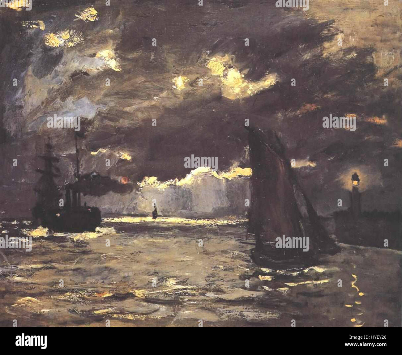 Monet’s 'Seelandschaft Nachteffekt' (Lake Landscape Night Effect ...