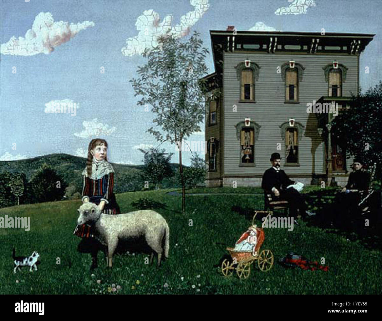 A *Mourning Picture* is an artwork created to memorialize the death of ...
