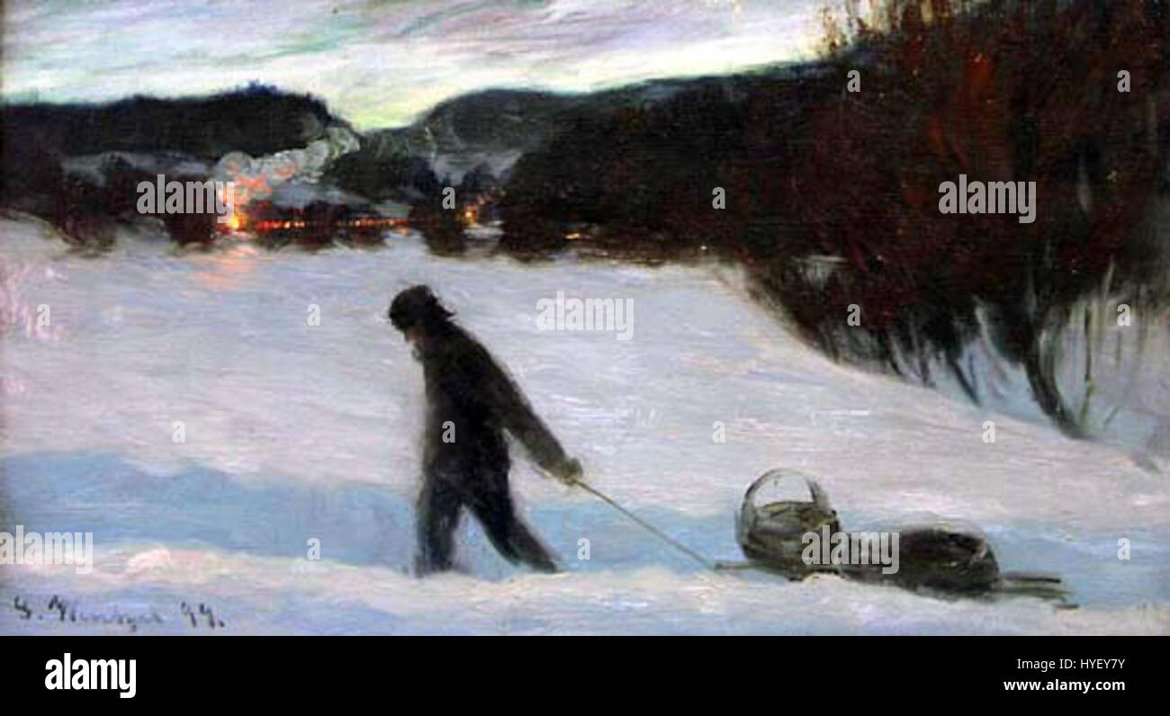 Gustav wentzel painting hi-res stock photography and images - Alamy