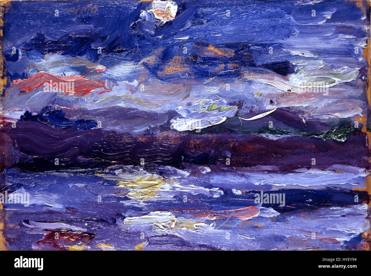 Lovis Corinth’s 1920 painting 'Walchensee' depicts the serene landscape ...