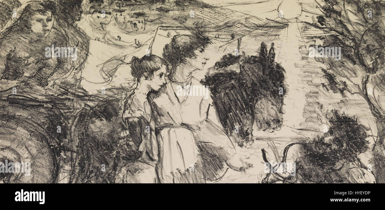 Lovis Corinth’s painting 'Odysseus und Nausikaa' depicts the ...