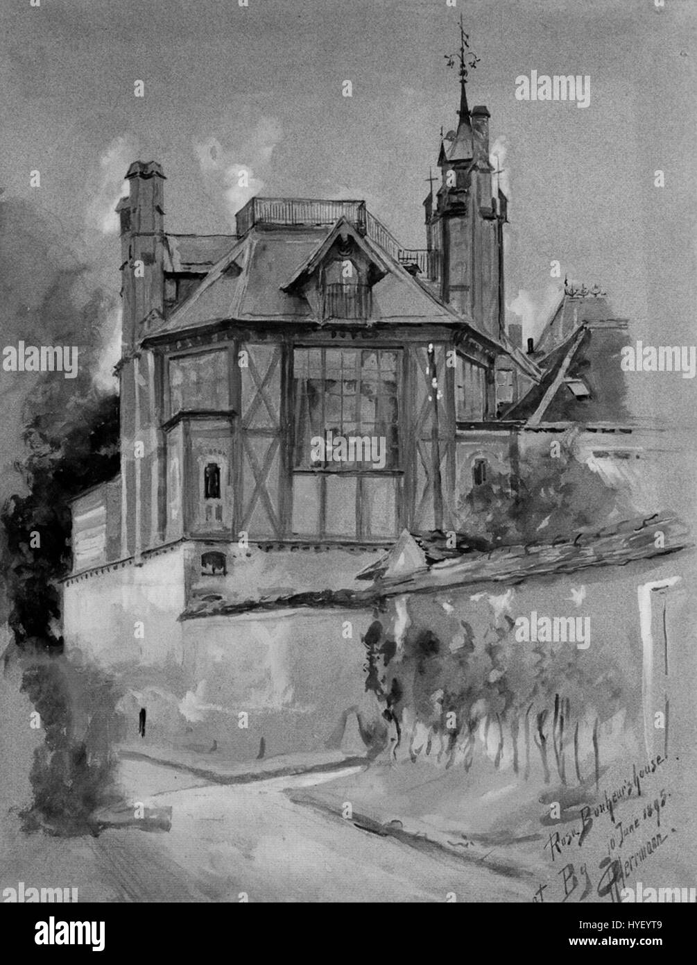 Famous artists studio in Black and White Stock Photos & Images - Alamy