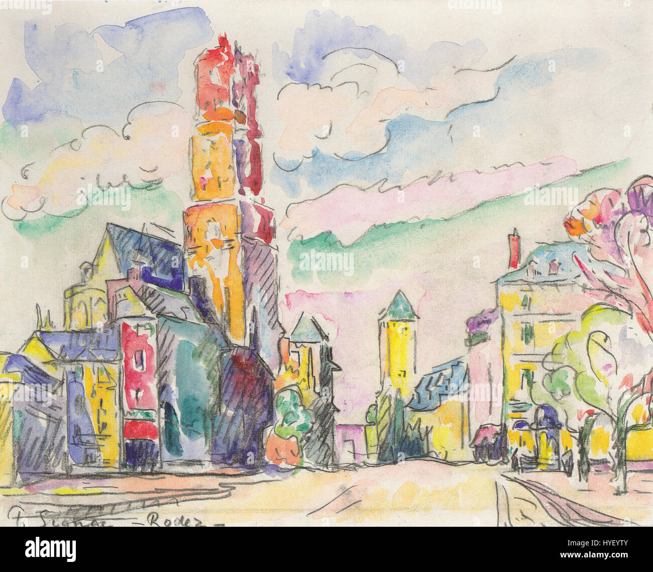 Paul signac french hi-res stock photography and images - Alamy