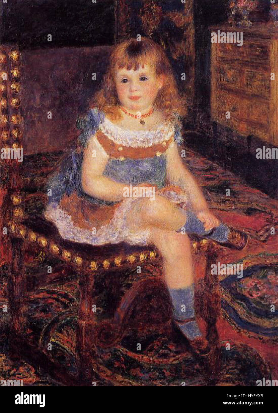 'Georgette Charpeitier Seated' is a portrait by Pierre-Auguste Renoir ...