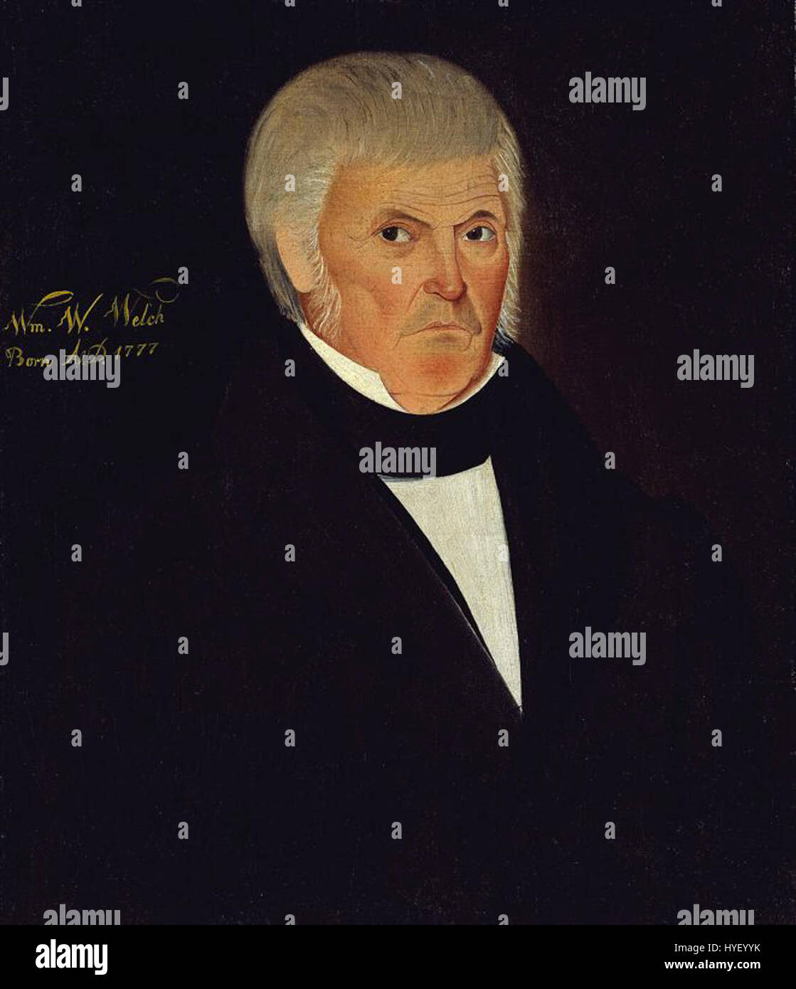 'William W. Welch' by Sheldon Peck is a portrait painting by American ...