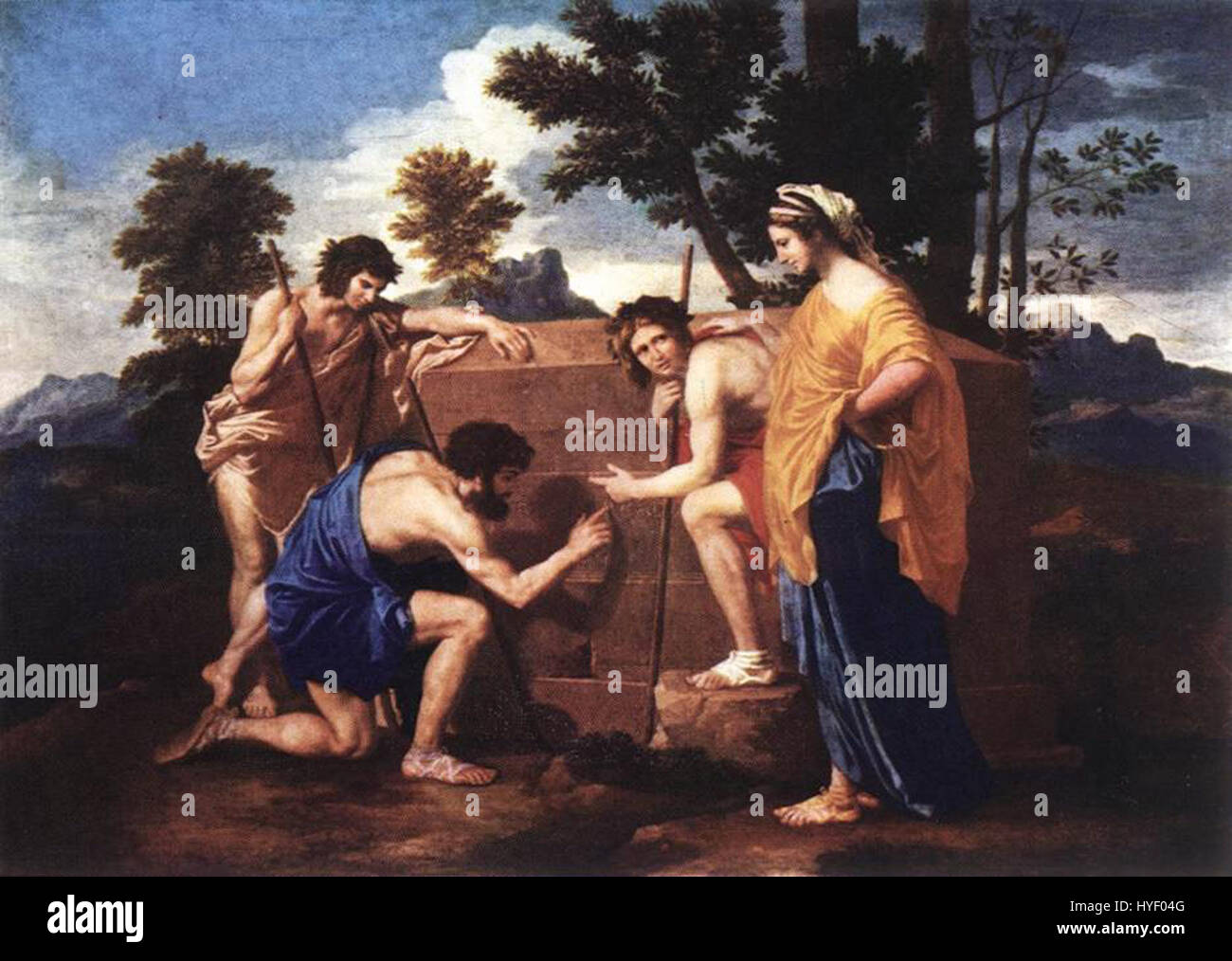 Nicolas Poussin’s 'Et in Arcadia Ego' portrays shepherds discovering a ...
