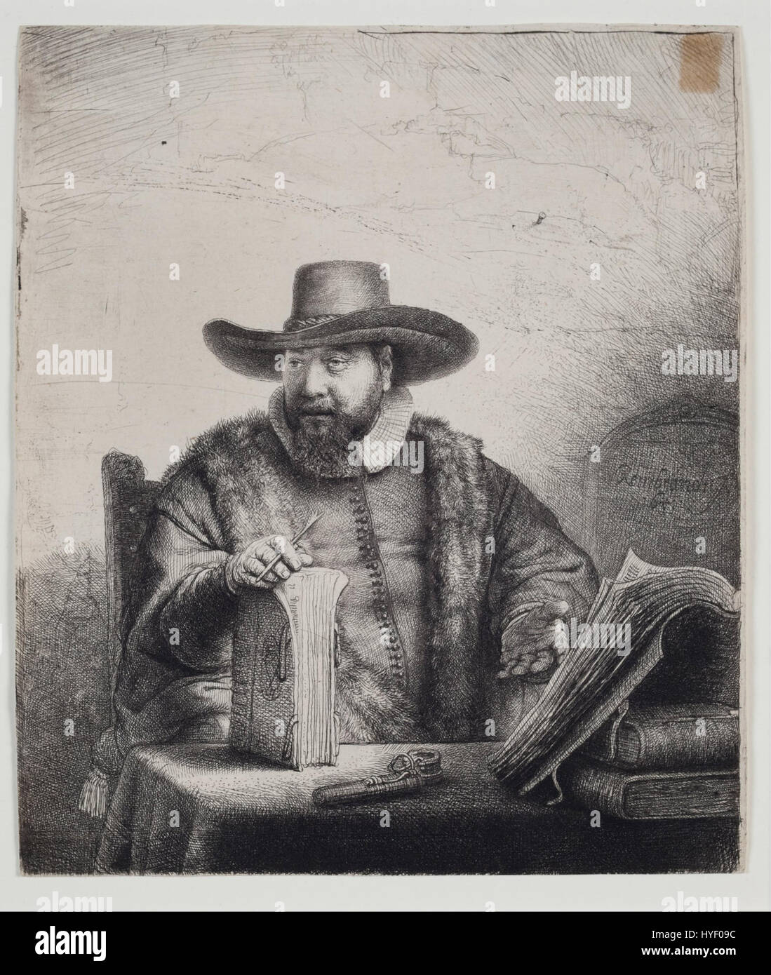 Rembrandt’s portrait of Cornelis Claesz. Anslo depicts the 17th-century ...