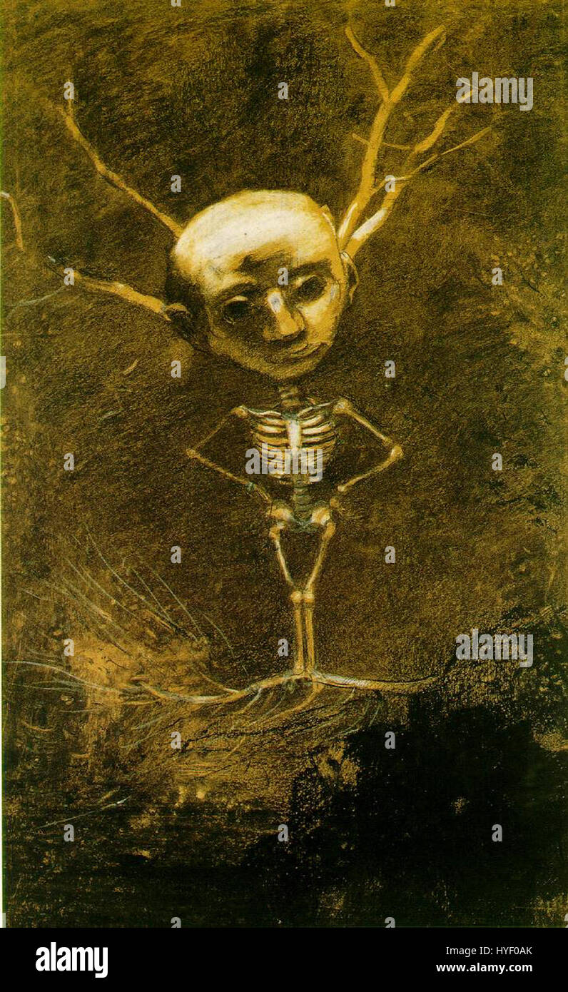 Odilon Redon's 'Spirit Forest' is a mystical and surreal piece ...