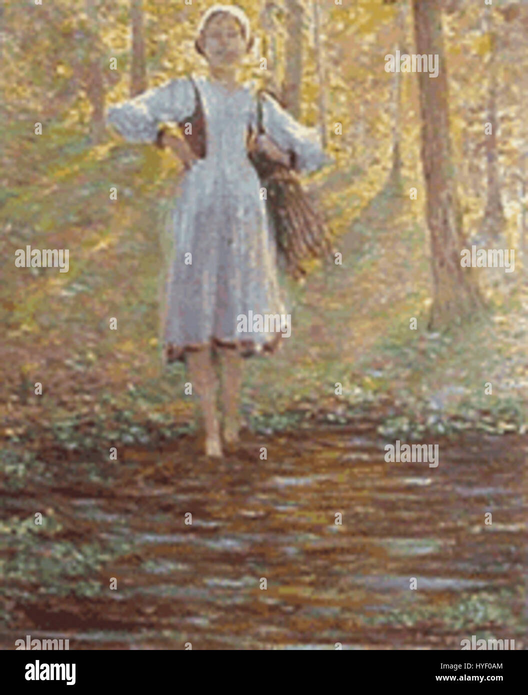 This artwork by R.W. Chambers from 1893 captures a significant ...