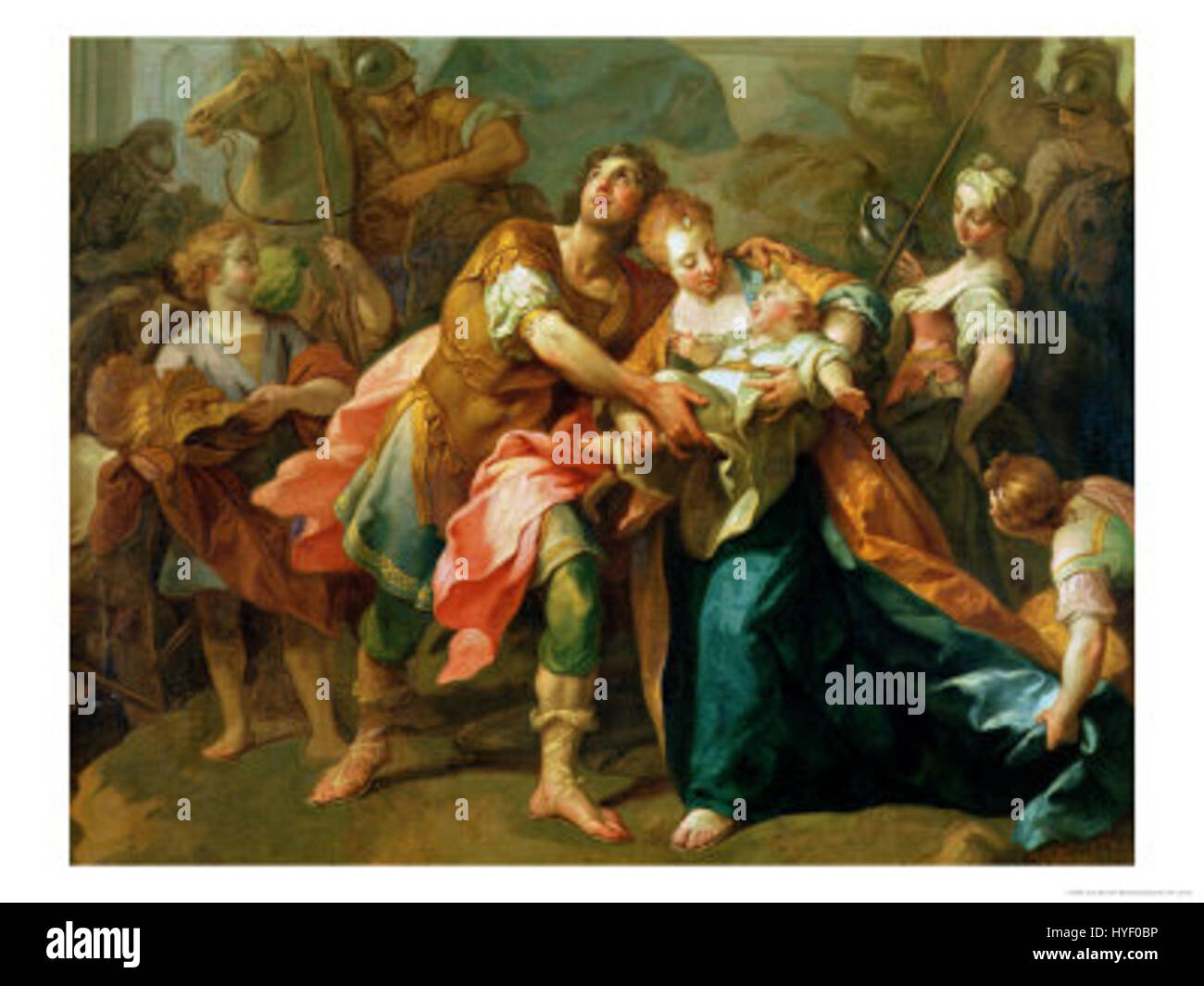 Family narrative painting Cut Out Stock Images & Pictures - Alamy