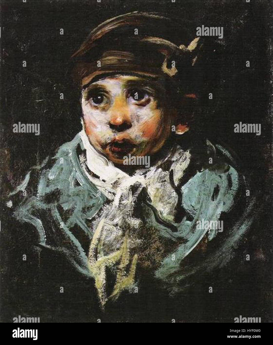 Pepito constipado Ignacio Pinazo 1885 Stock Photo - Alamy