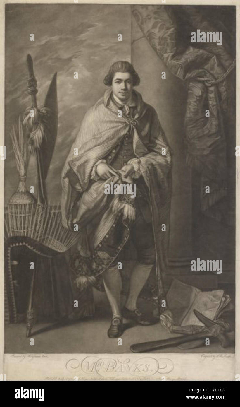 Sir joseph banks painting hi-res stock photography and images - Alamy