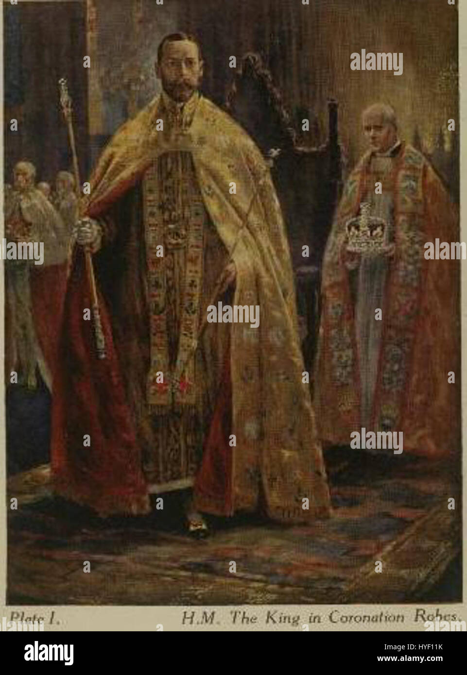 This artwork titled 'Silk Industry King George' reflects the ...