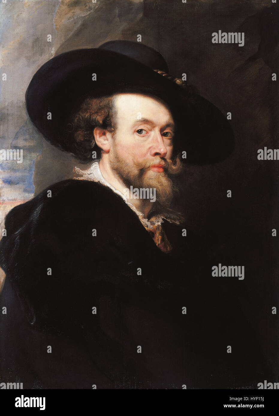 Sir Peter Paul Rubens, a renowned Flemish Baroque painter, is depicted ...