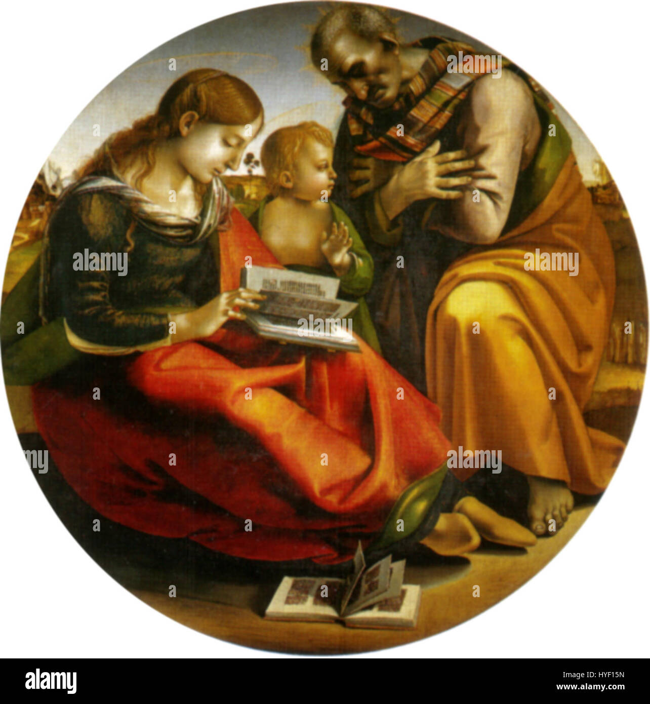 'Sacra Famiglia di Parte Guelfa' by Luca Signorelli is a sacred family ...