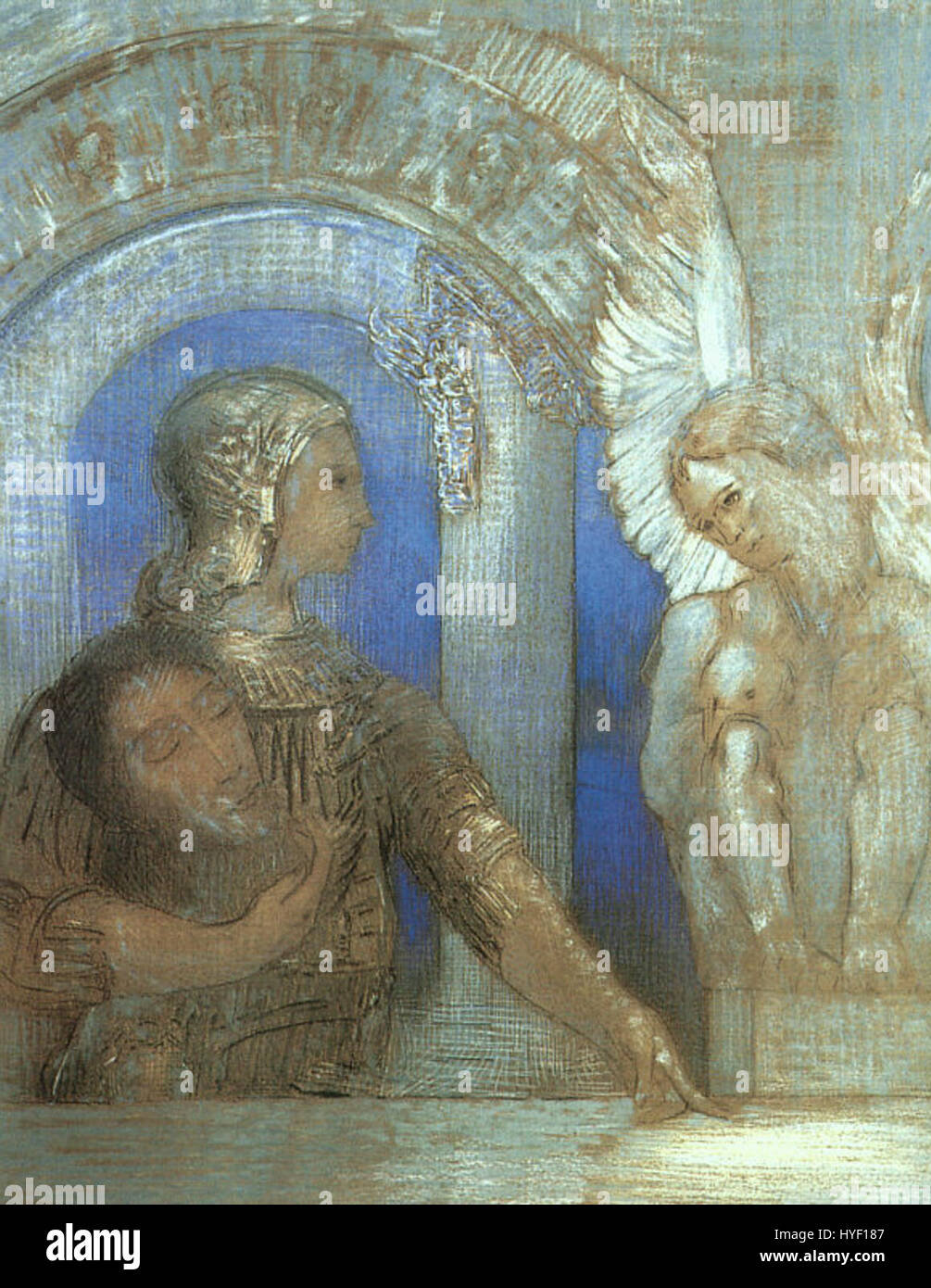 'Mystical Knight' by Odilon Redon showcases his fascination with ...