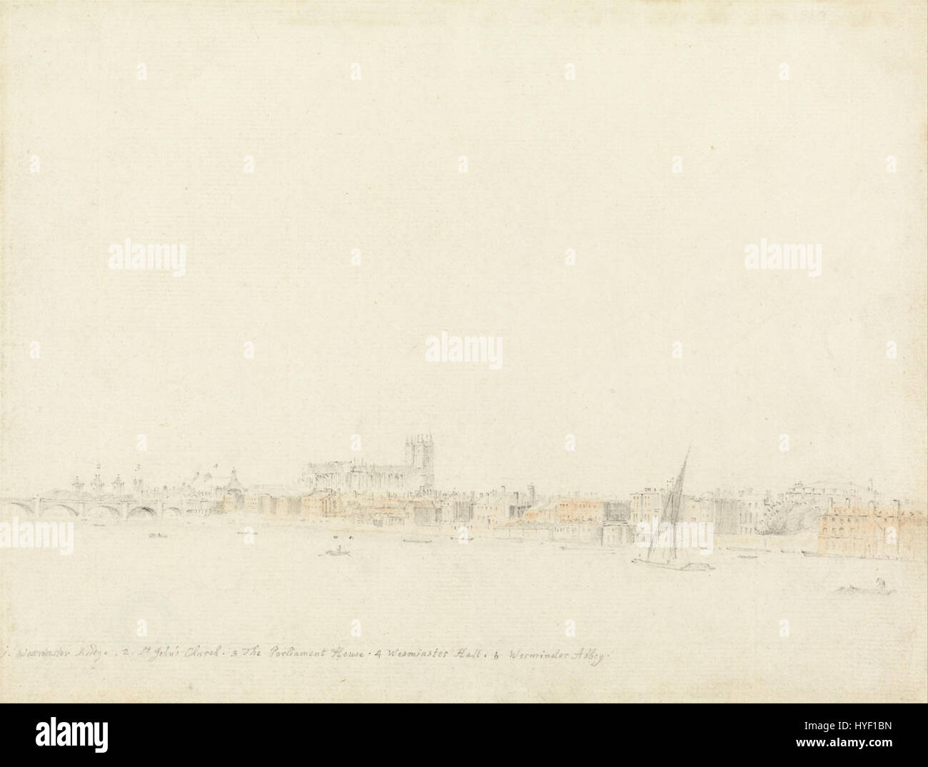 Samuel Scott’s painting 'Westminster Abbey and Bridge from Somerset ...