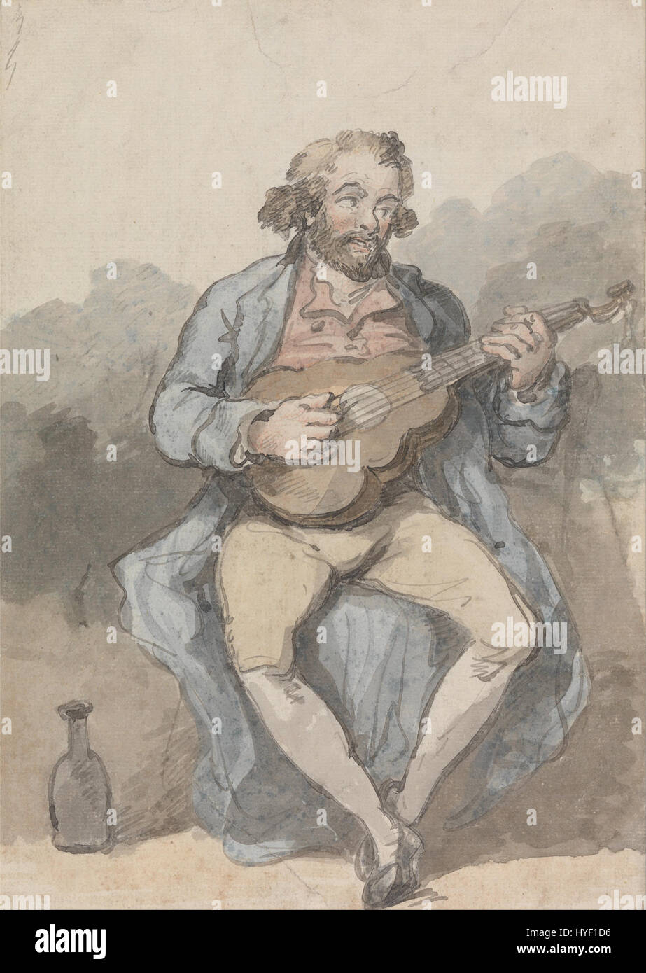 Thomas Rowlandson’s 'Rogero' is a satirical work showcasing the ...