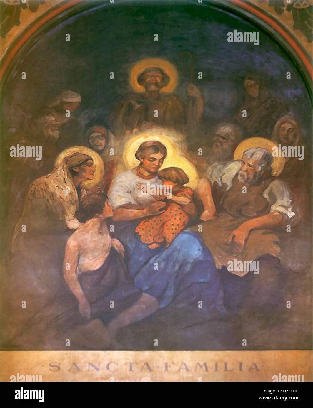 'Swieta Rodzina' (The Holy Family) is a depiction of the biblical scene ...