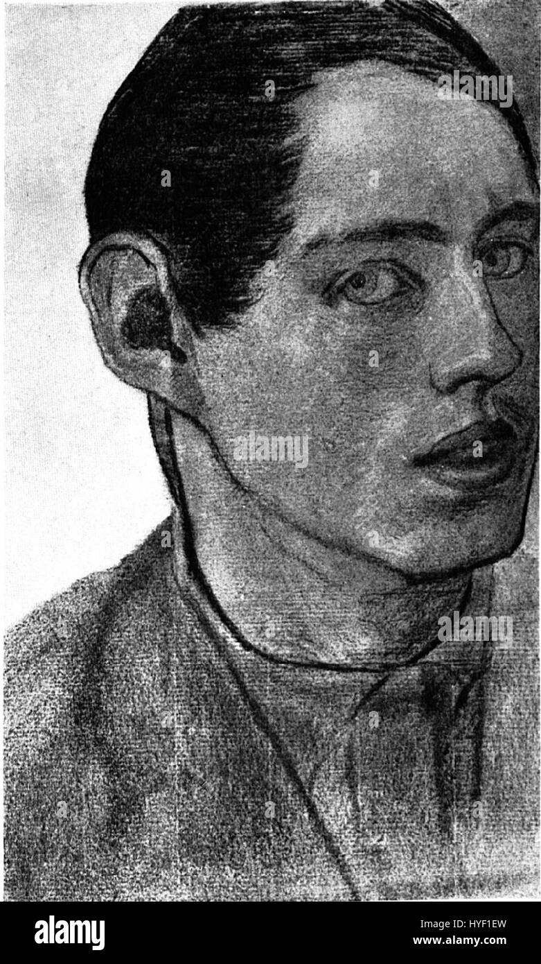 'Selvportrett' by Thorvald Erichsen is a self-portrait of the Danish ...