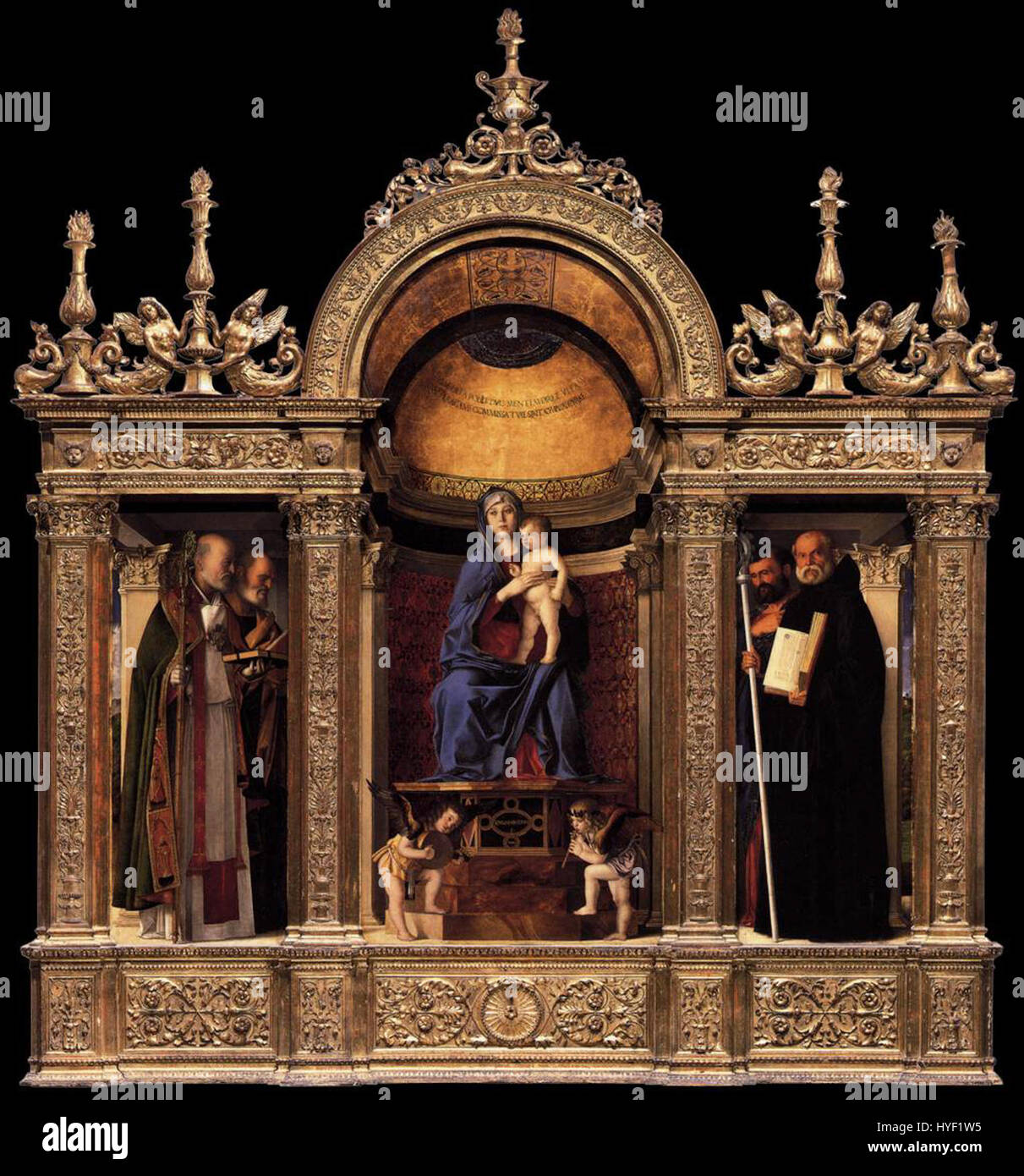 The 'Trittico dei Frari' is a triptych painted by Giovanni Bellini ...