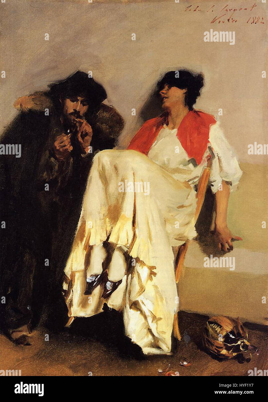 *The Sulphur Match* by John Singer Sargent is a portrait that captures ...