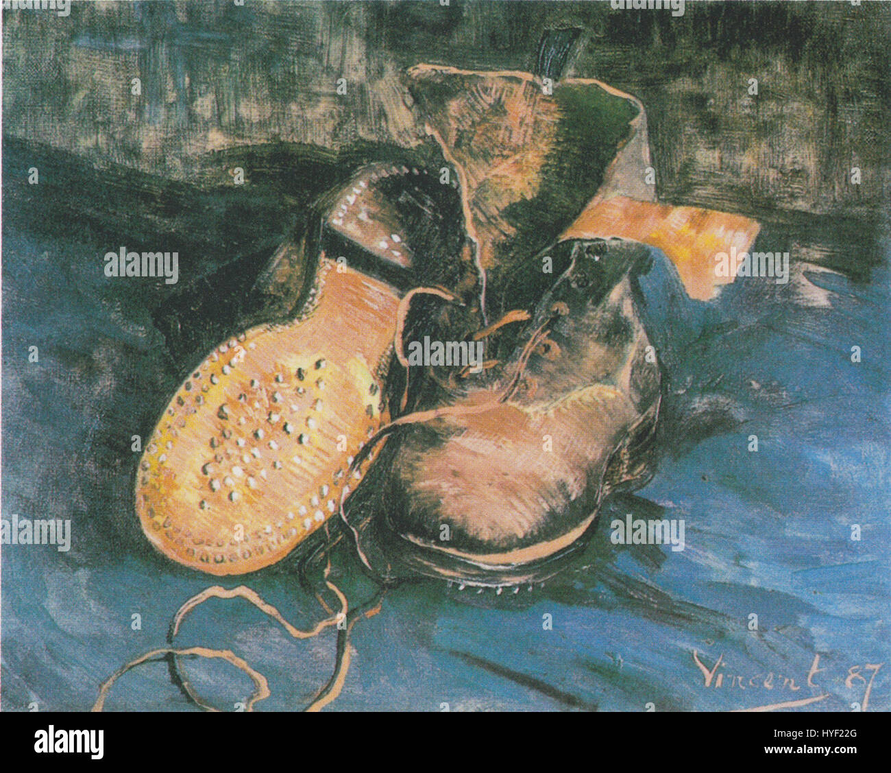 'Ein Paar Schuhe' (A Pair of Shoes) is a painting by Vincent van Gogh ...